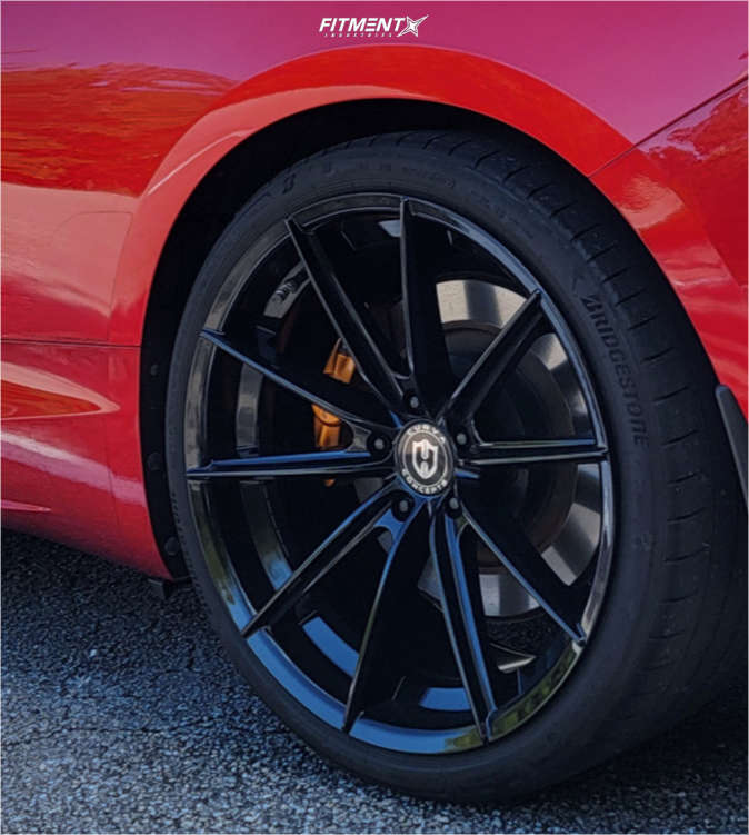 2021 INFINITI Q60 Red Sport 400 with 20x9 Curva C46 and Bridgestone ...