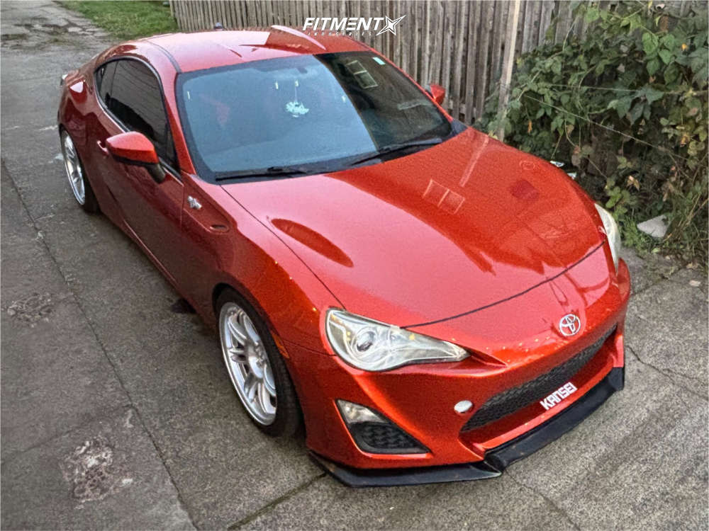 2013 Scion FR-S Base with 18x9.5 Kansei Seven and Continental 255x35 on ...