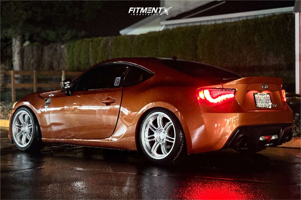 2013 Scion FR-S Base with 18x9.5 Kansei Seven and Continental 255x35 on ...