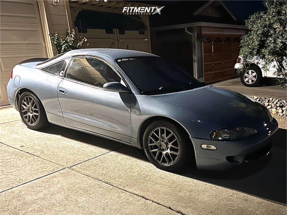 1995 Mitsubishi Eclipse RS with 16x7 Vision Cross and Michelin 205x55 ...
