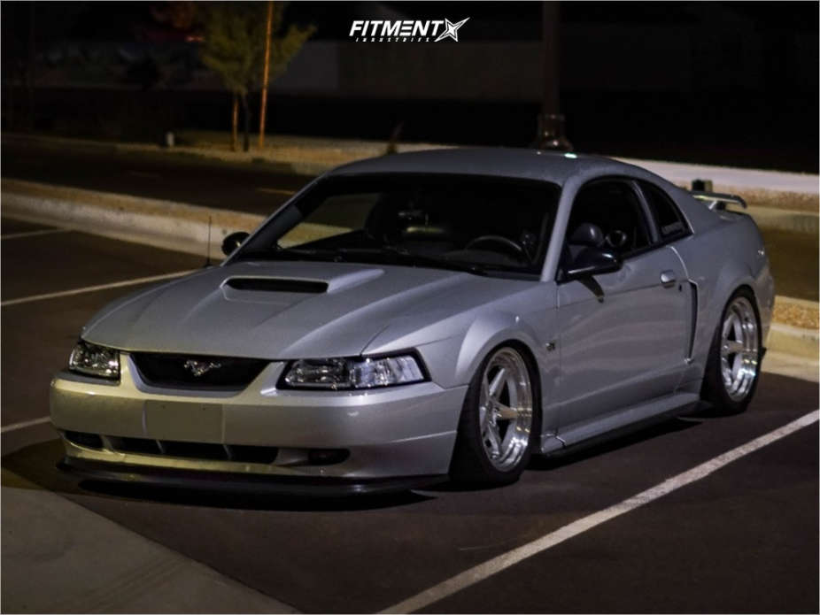 2003 Ford Mustang GT with 18x9.5 Aodhan Ds05 and Nitto 275x35 on Air ...