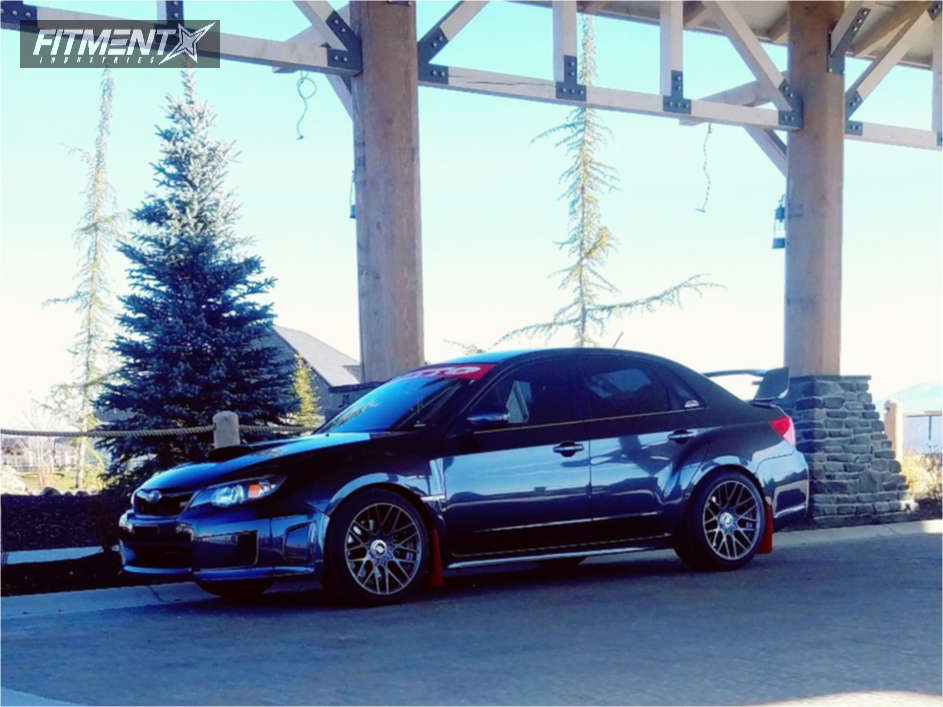 2011 Subaru WRX STI Base with 18x9.5 Rotiform Rse and Nitto 245x40 on ...