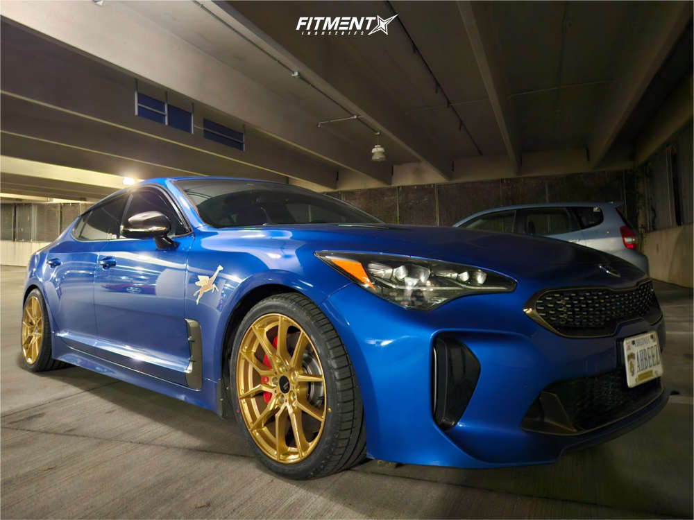 2019 Kia Stinger GT with 18x8.5 Option Lab R716 and Falken 255x35 on ...