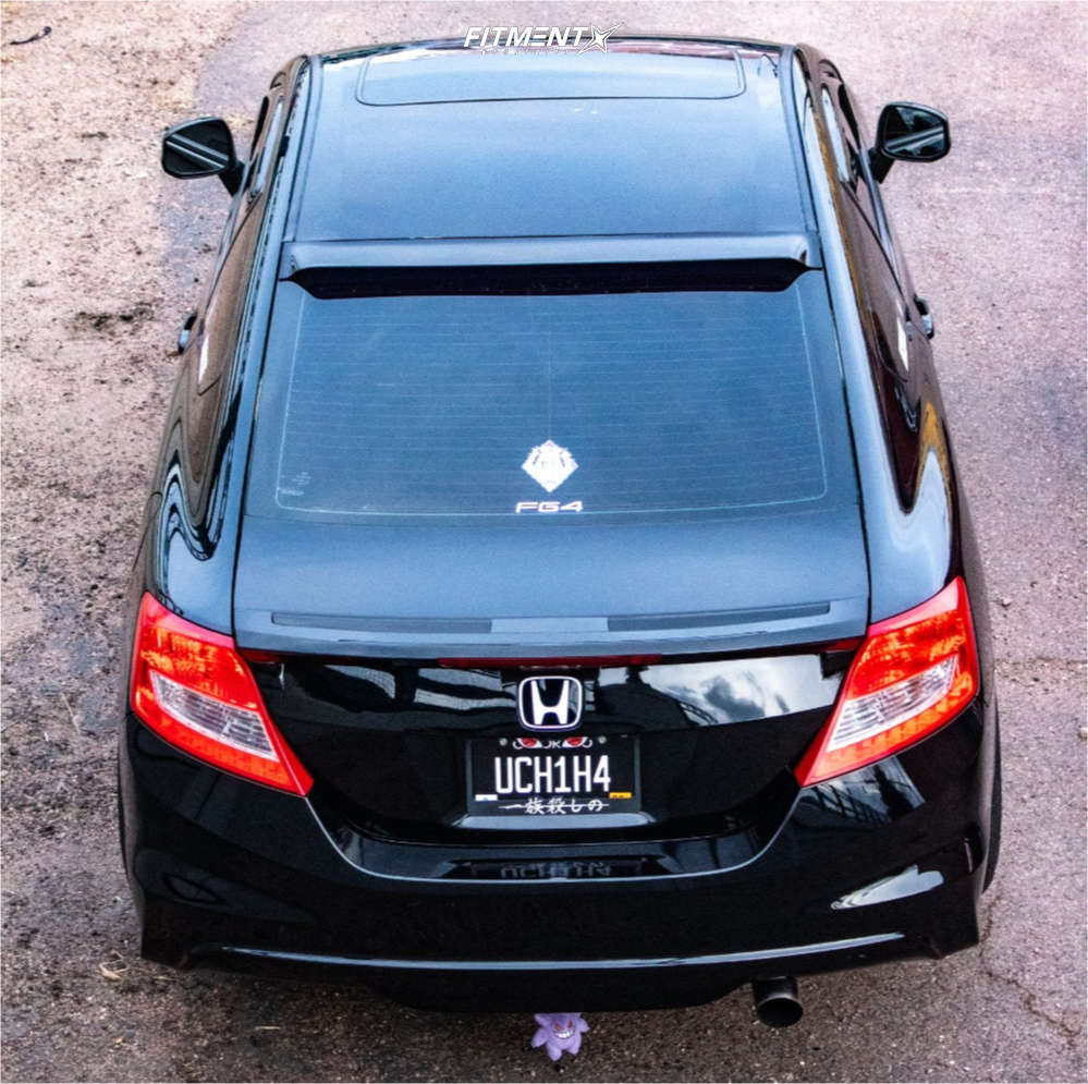 2013 Honda Civic Si with 18x9.5 AVID1 Av42 and Vercelli 235x40 on Stock ...