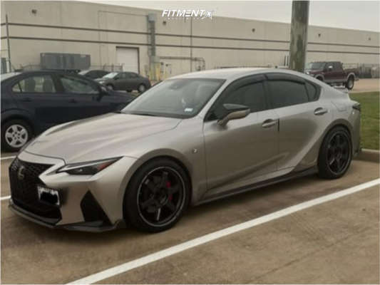 2021 Lexus IS350 F Sport with 20x9 Volk Te37 Ultra and Nitto 245x35 on ...
