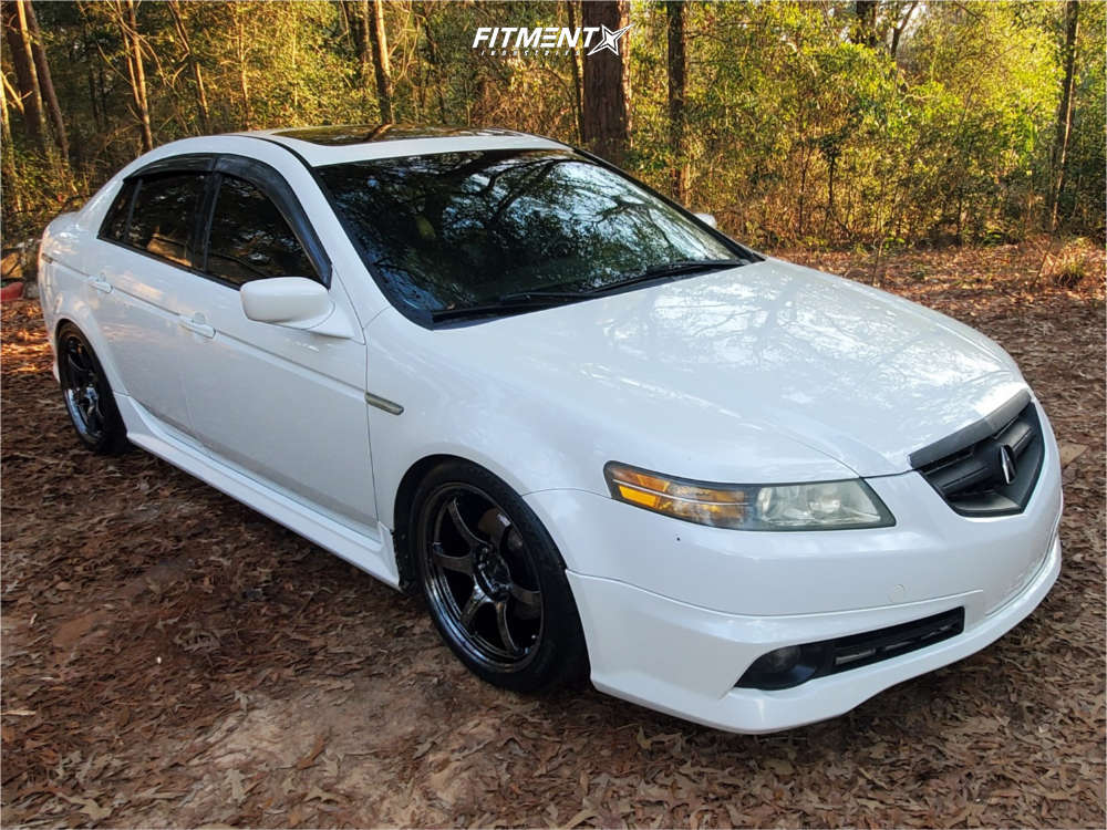 2004 Acura TL Base with 18x9.5 Gram Lights 57dr and Continental 265x35 ...