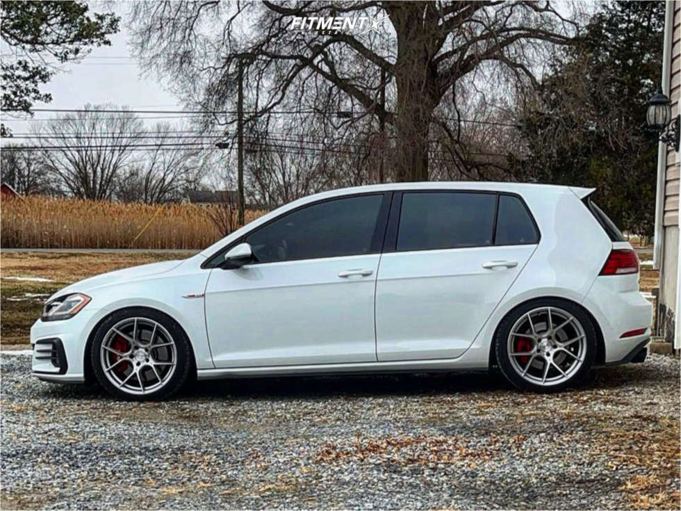 2019 Volkswagen GTI SE with 18x8.5 Aodhan Ah11 and Lexani 225x40 on Lowering Springs | 3231769 ...
