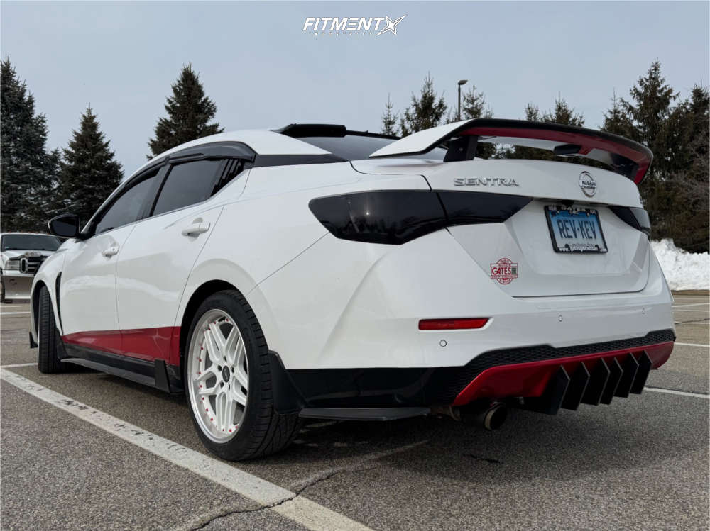 2022 Nissan Sentra S with 18x8.5 ESR Cs15 and Continental 235x40 on ...