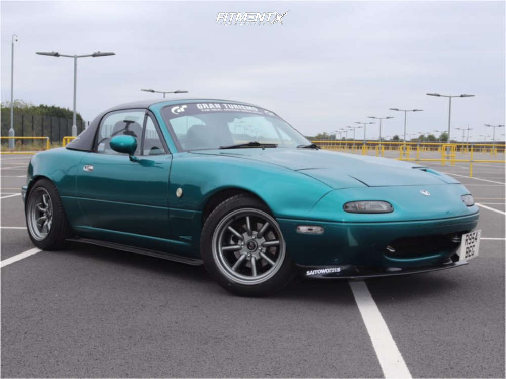 1997 Mazda Miata Base with 15x8 Rota Rkr and Toyo Tires 195x50 on ...
