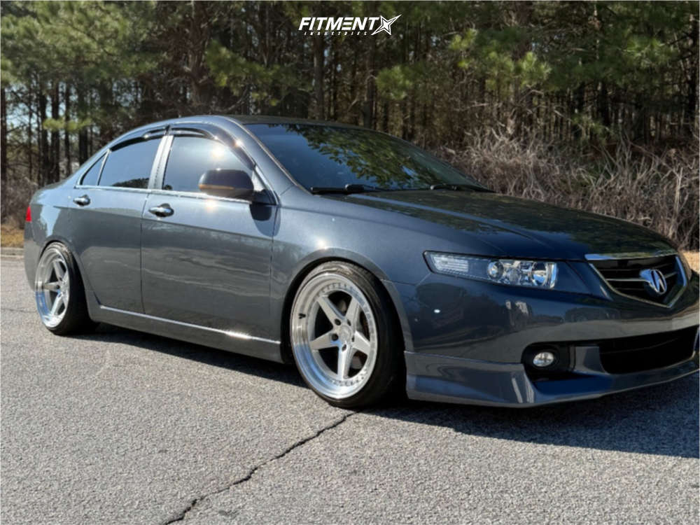 2005 Acura TSX Base with 18x9.5 Aodhan Ds05 and Westlake 225x35 on Coilovers | 3232089 | Fitment ...