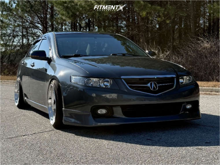 2005 Acura TSX Base with 18x9.5 Aodhan Ds05 and Westlake 225x35 on Coilovers | 3232089 | Fitment ...
