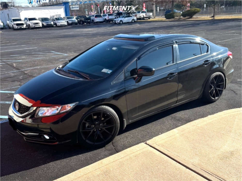 2015 Honda Civic EX-L with 18x9.5 Niche Misano and Toyo Tires 245x40 on ...