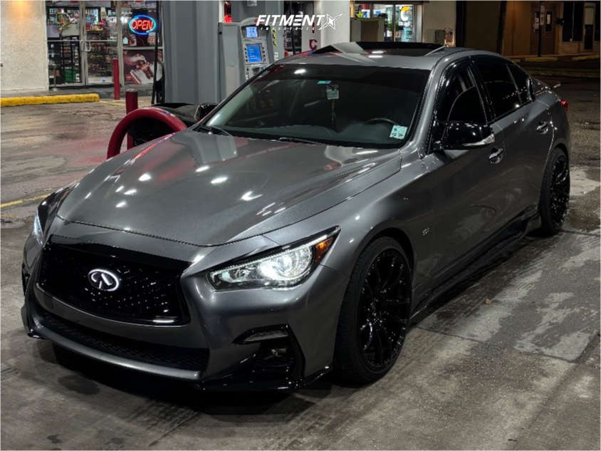 2019 INFINITI Q50 Sport with 19x9.5 Vors Tr4 and Fortune 255x35 on ...