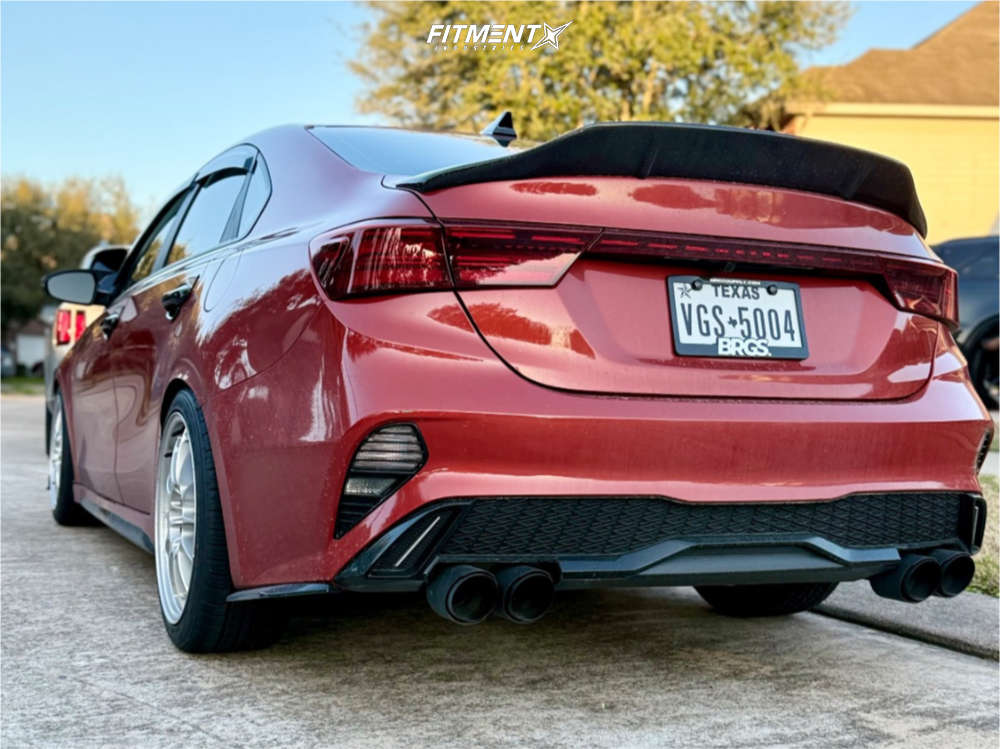 2024 Kia Forte GT-Line with 18x8.5 Enkei Nt03m and Kosic 235x40 on ...