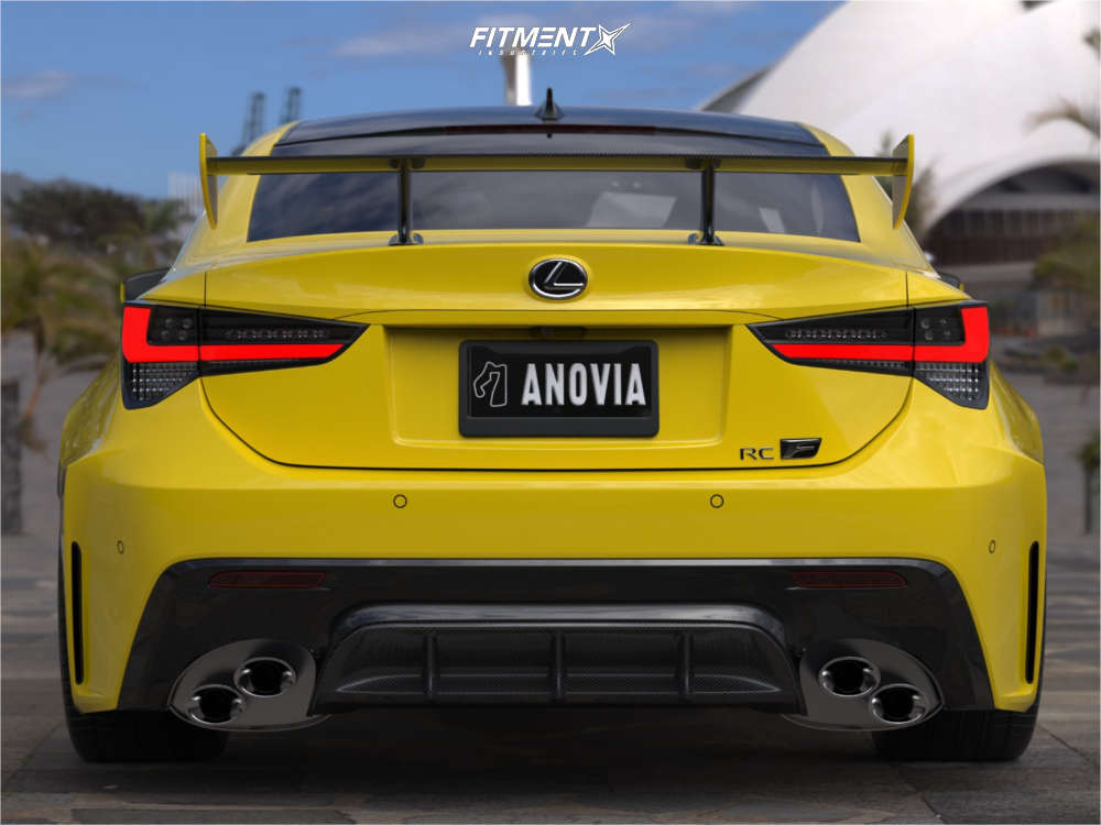 2020 Lexus RC F Base with 19x9.5 Anovia AN-10 and Michelin 255x35 on ...