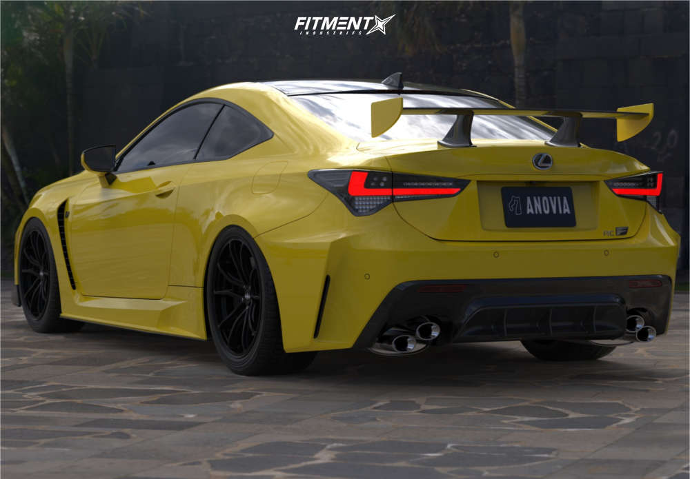 2020 Lexus RC F Base with 19x9.5 Anovia AN-10 and Michelin 255x35 on ...