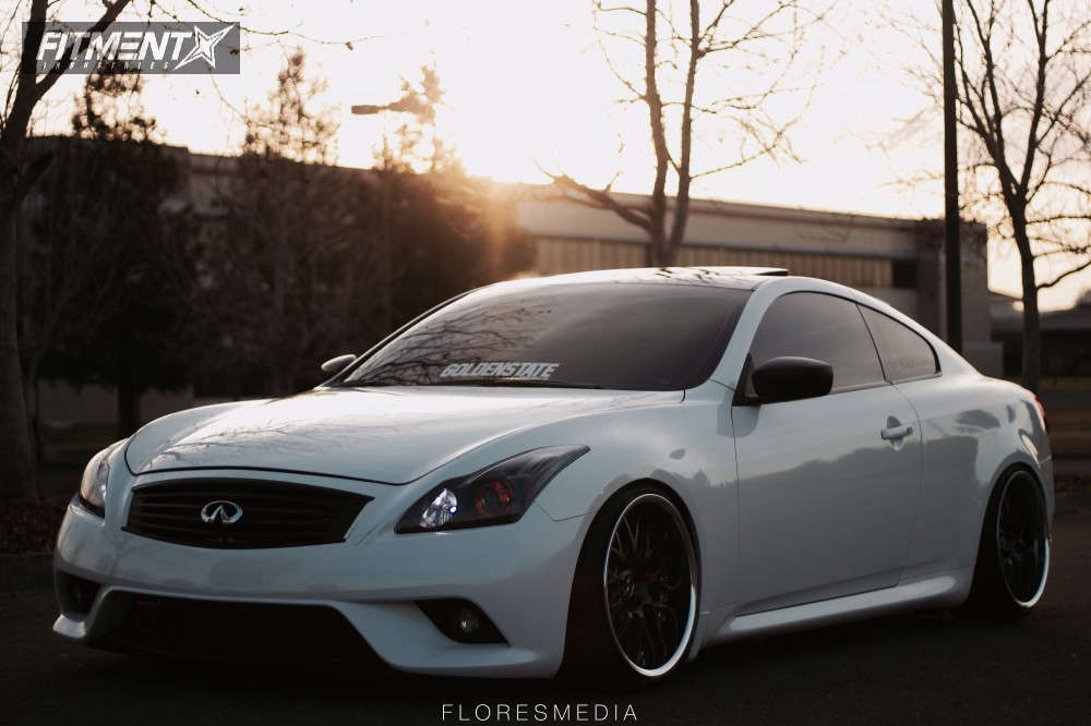 2013 INFINITI G37 Journey with 19x9.5 Weds 709m and Achilles 225x35 on ...