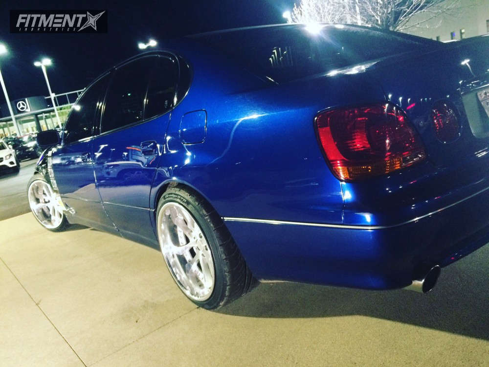 1999 Lexus GS400 Base with 18x10.5 Weds Lxz and Zestino 255x35 on ...