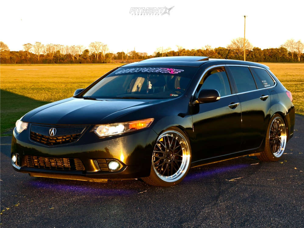2011 Acura TSX Base with 20x9.5 Vors Vr8 and Lexani 235x35 on Coilovers ...