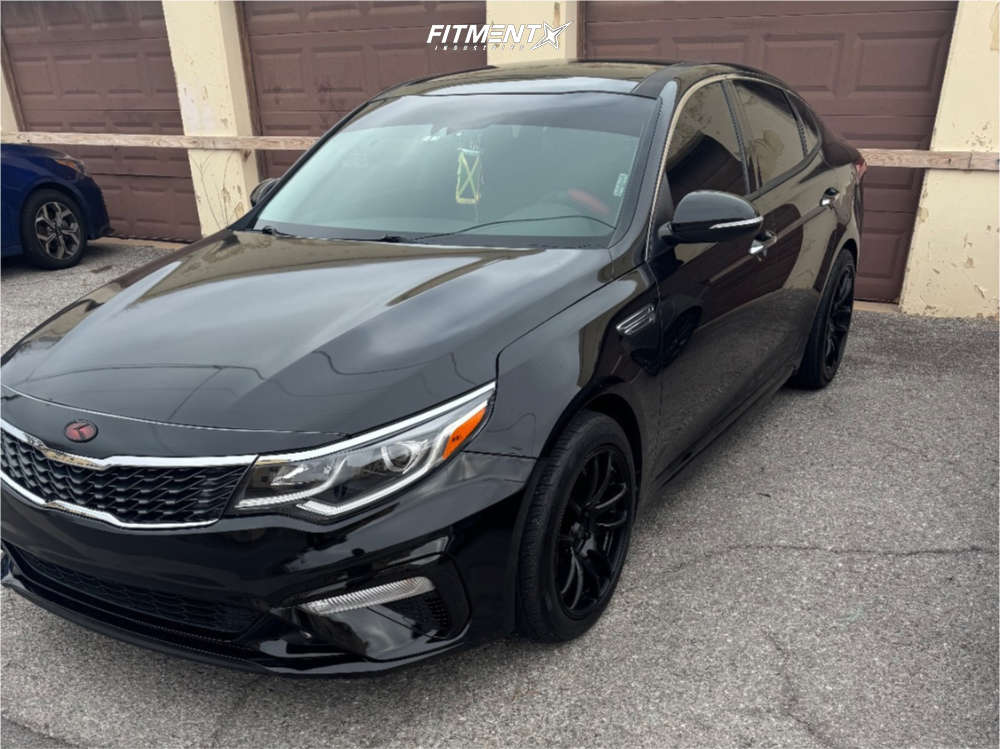 2019 Kia Optima S with 18x8.5 Vors Tr4 and General 245x35 on Stock ...