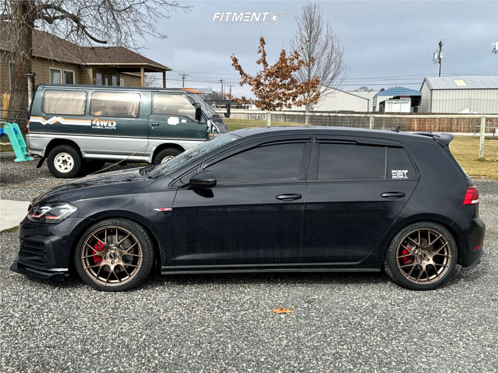 2018 Volkswagen GTI S with 18x8 Enkei Raijin and Lexani 225x40 on ...