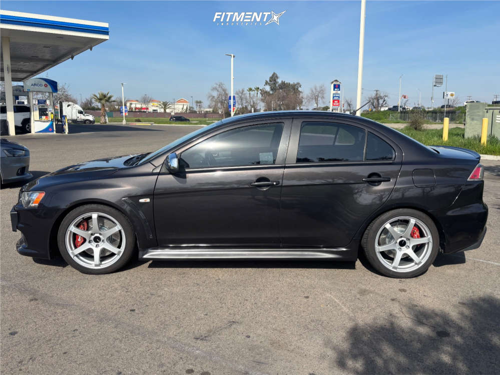2010 Mitsubishi Lancer Evolution SE with 18x8.5 Enkei T6s and Toyo ...