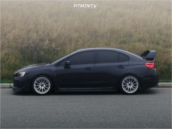 2015 Subaru WRX STI Base with 18x10 Enkei Nt03rr and Continental 275x35 ...