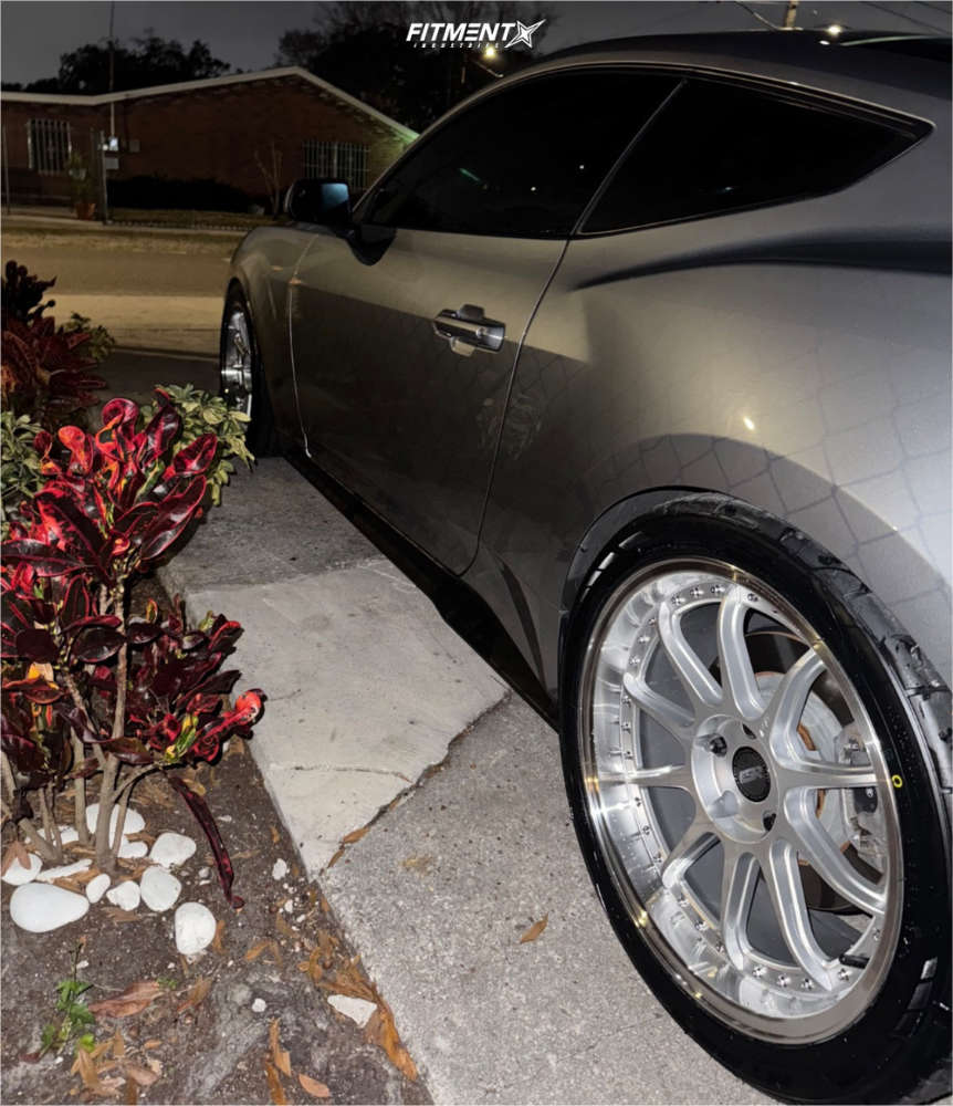 2024 Ford Mustang EcoBoost with 19x9.5 ESR Cs12 and Nitto 275x35 on ...