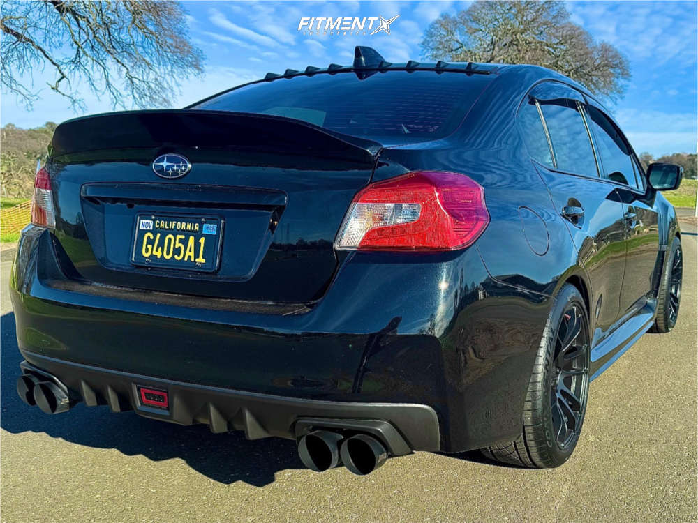 2018 Subaru WRX Limited with 18x9.5 AVID1 Av20 and Continental 265x35 ...