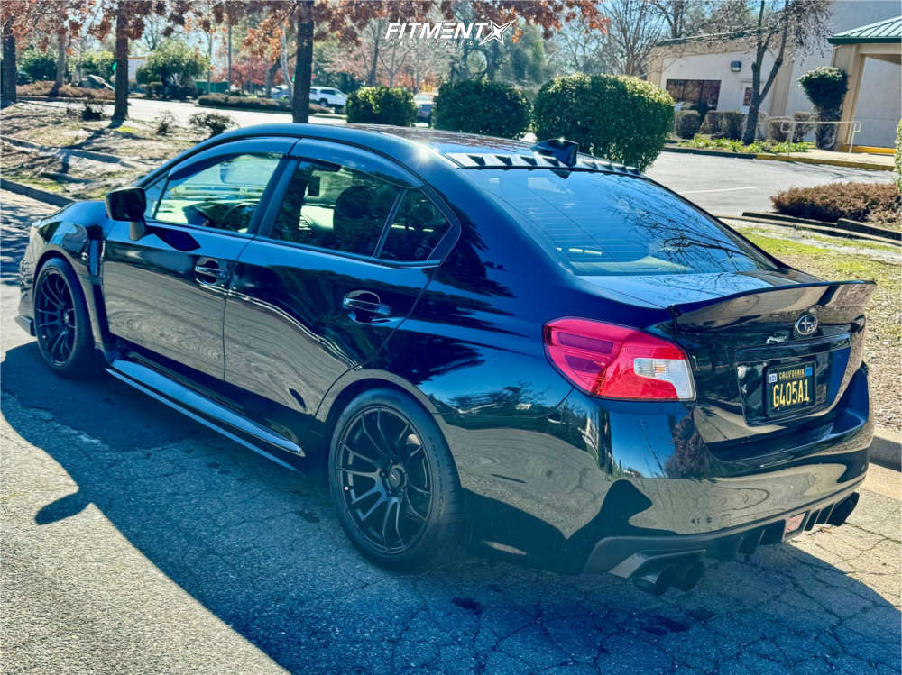 2018 Subaru WRX Limited with 18x9.5 AVID1 Av20 and Continental 265x35 ...