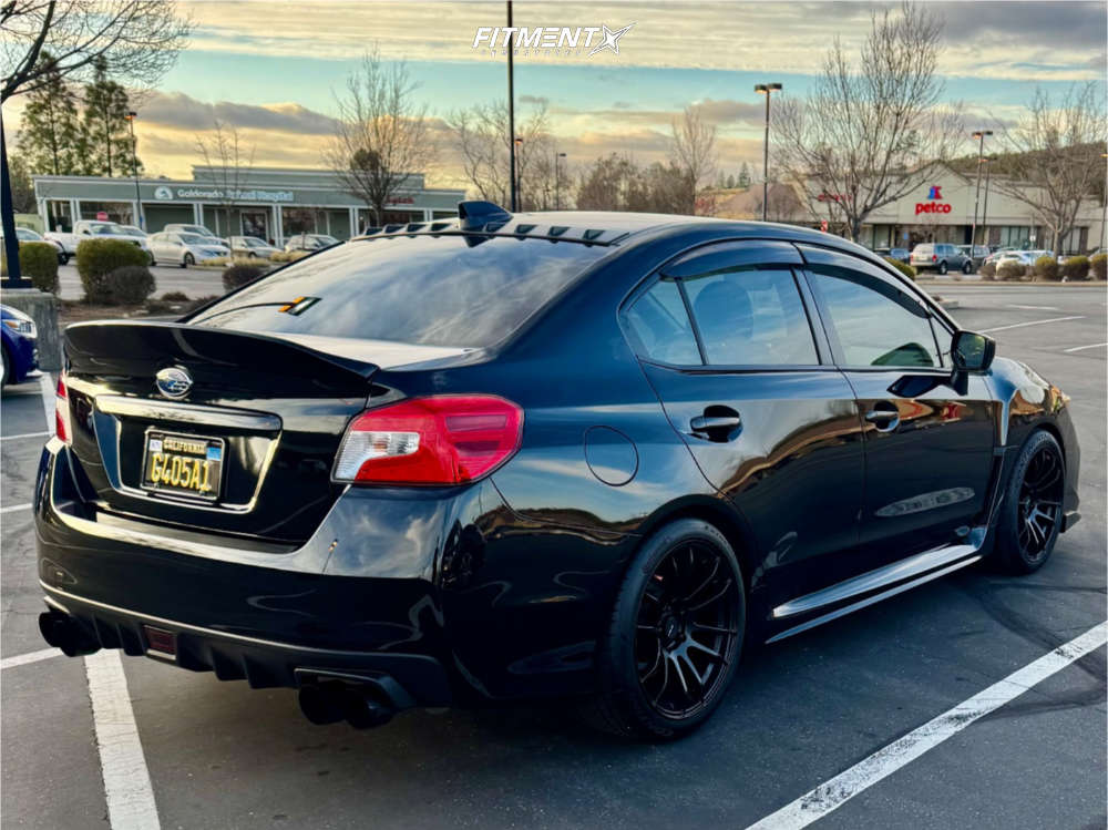 2018 Subaru WRX Limited with 18x9.5 AVID1 Av20 and Continental 265x35 ...