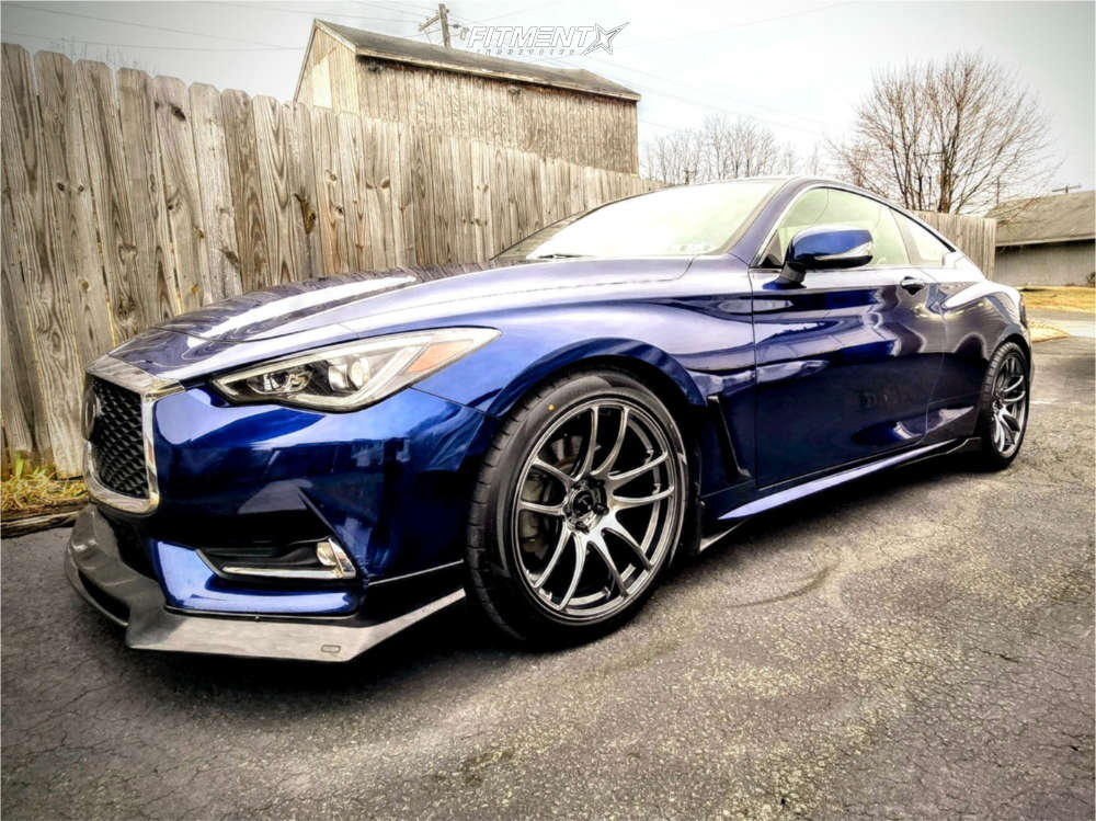 2020 INFINITI Q60 Luxe with 19x9.5 Vors Tr4 and Atturo 255x40 on Stock ...