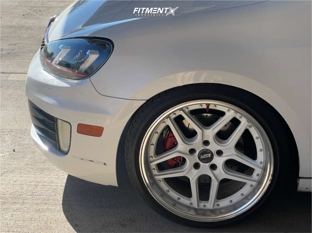 2012 Volkswagen GTI Base with 19x9.5 ESR Cs15 and Pirelli 225x35 on ...