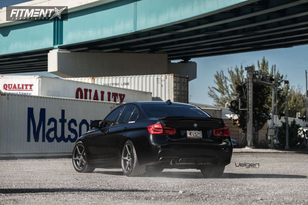 2015 BMW 335i Base with 19x8.5 Velgen Classic5 and Michelin 255x35 on ...