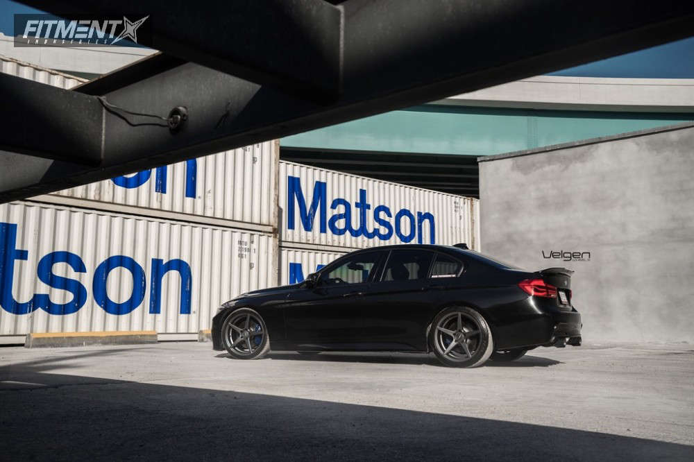 2015 BMW 335i Base with 19x8.5 Velgen Classic5 and Michelin 255x35 on ...