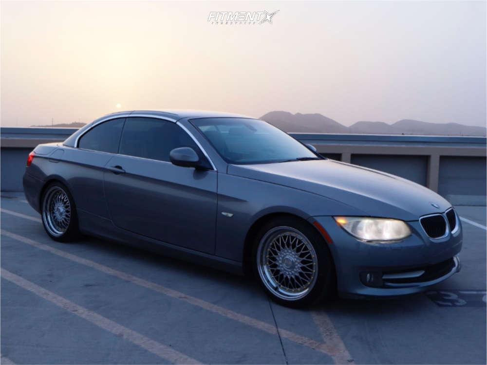 2011 BMW 328i Base with 18x8 ESM 002r and Falken 225x40 on Stock ...