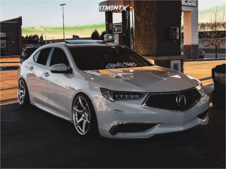 2018 Acura TLX SH-AWD with 19x9.5 Kansei Tandem and Continental 225x35 on Coilovers | 3244001 ...