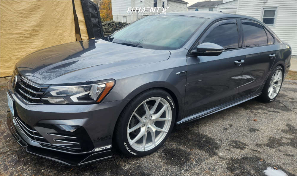 2018 Volkswagen Passat R-Line with 19x8.5 Aodhan Aff7 and Nitto 245x40 ...