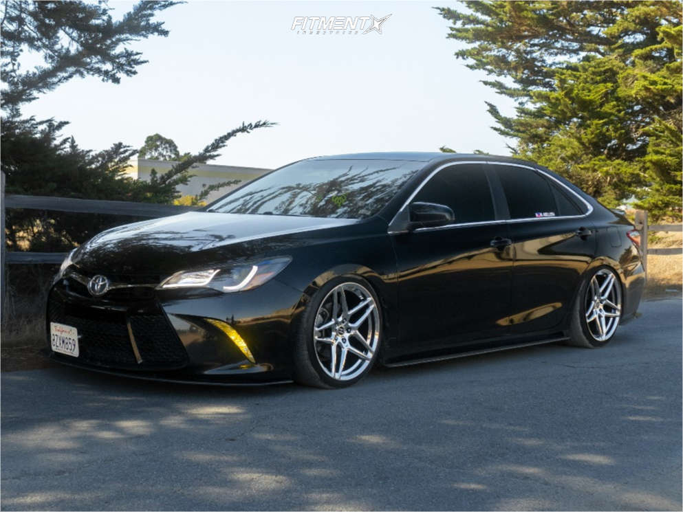 2015 Toyota Camry SE with 19x9.5 Heritage Ebisu Monoc and Arroyo 245x35 ...