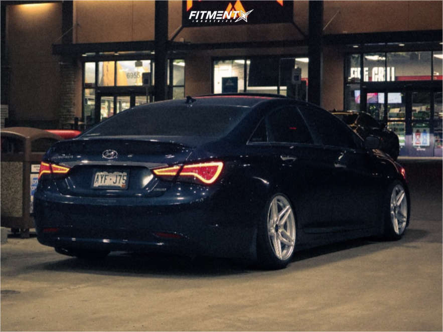 2013 Hyundai Sonata Limited with 18x8.5 ESR Rf15 and Lexani 225x40 on ...