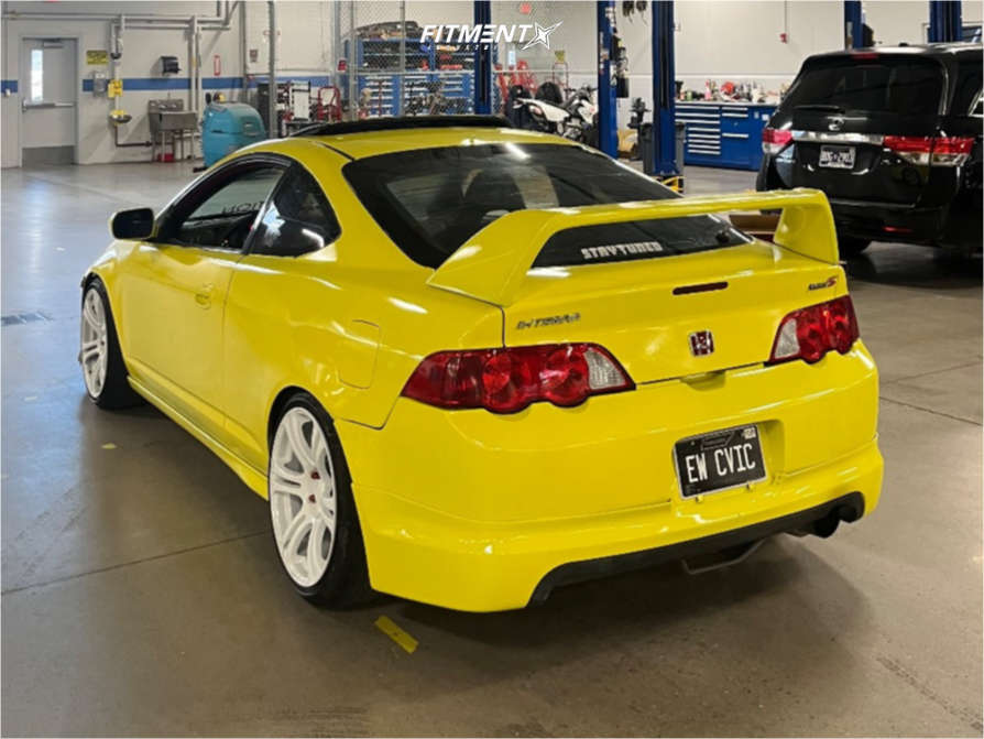 2004 Acura RSX Type-S with 18x9.5 Kansei Neo and Dunlop 225x40 on ...
