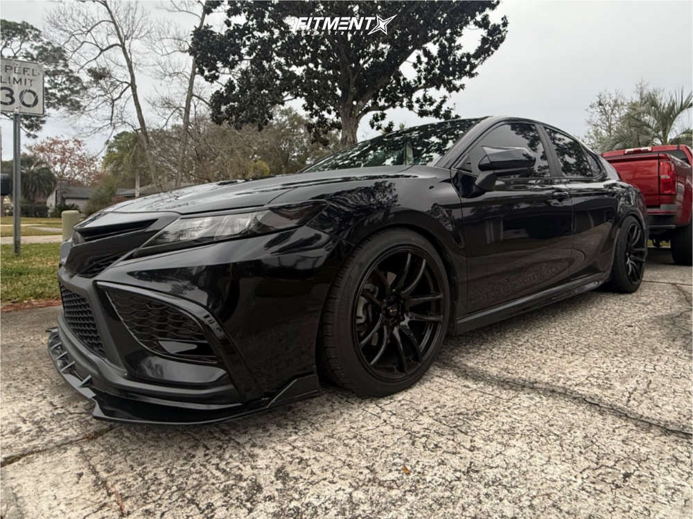2021 Toyota Camry SE with 19x9.5 Vors Tr4 and Kosic 245x40 on Lowering ...
