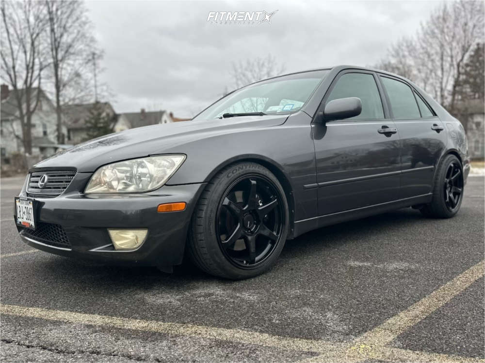 2001 Lexus IS300 Base with 18x8.5 Enkei T6r and Continental 225x40 on ...