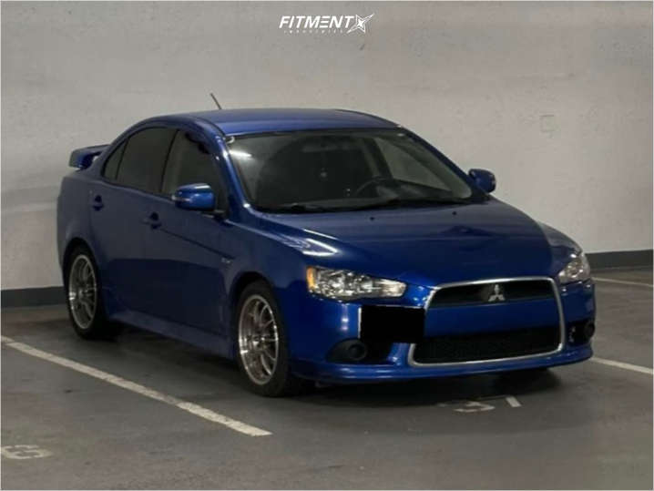 2015 Mitsubishi Lancer ES with 17x7 Enkei J10 and Nitto 215x45 on ...