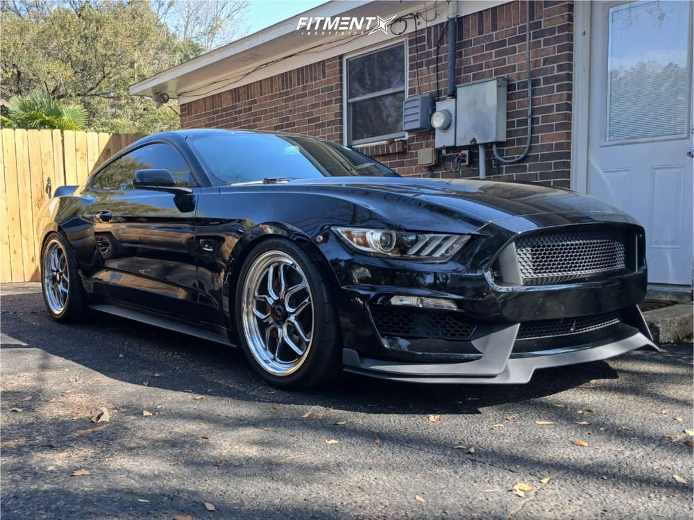 2016 Ford Mustang GT with 20x9 Weld Racing Laguna and Firestone 275x35 ...