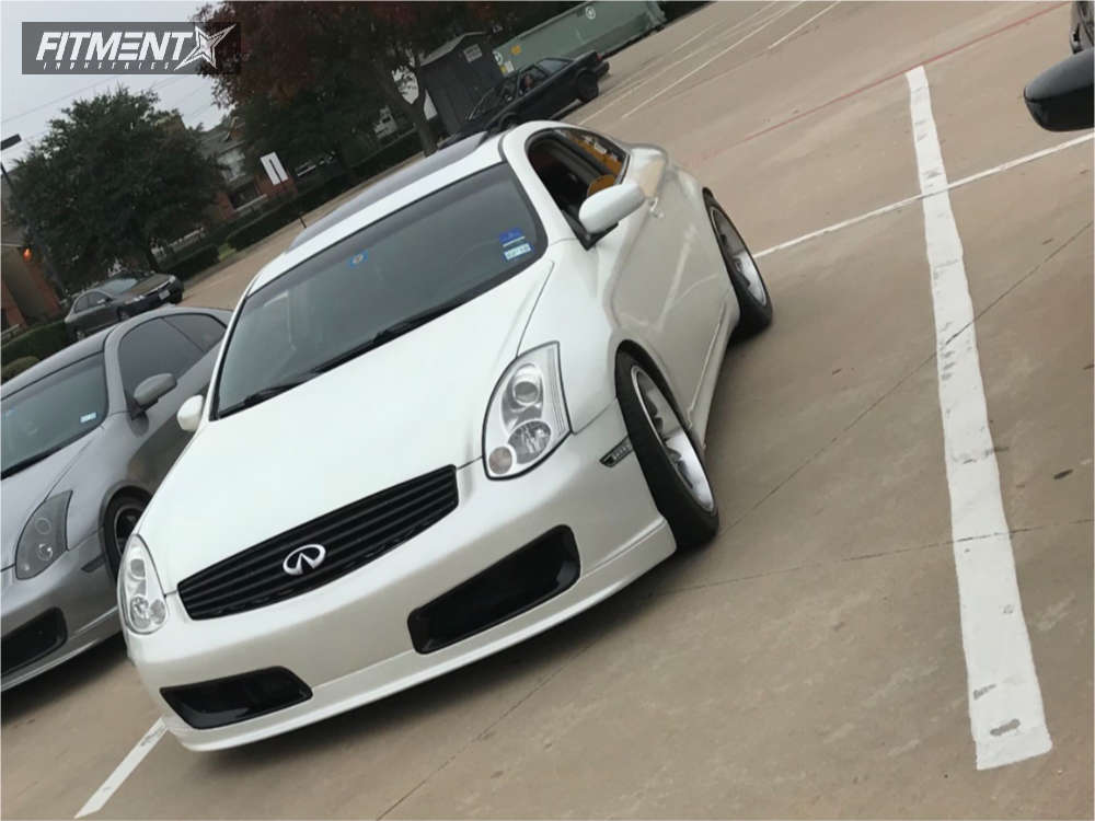 2006 INFINITI G35 Base with 18x9.5 Enkei Tenjin and Michelin 245x40 on ...