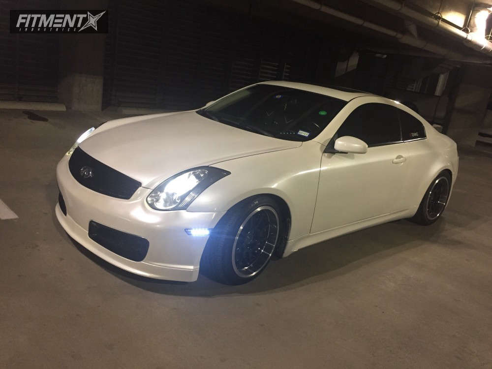 2006 INFINITI G35 Base with 18x9.5 Enkei Tenjin and Michelin 245x40 on ...