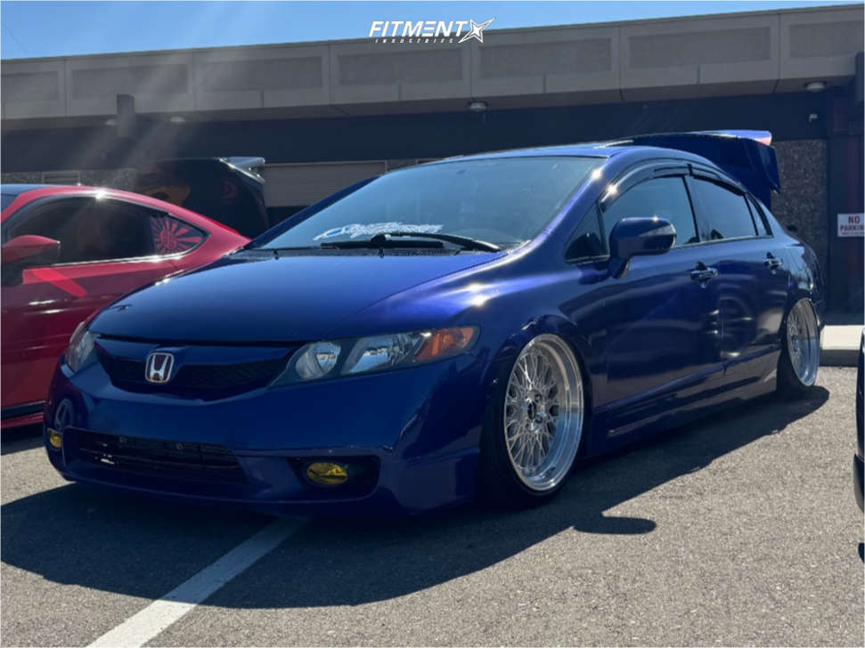 2009 Honda Civic Si with 18x9.5 ARC Ar1 and Advanta 225x40 on Air ...