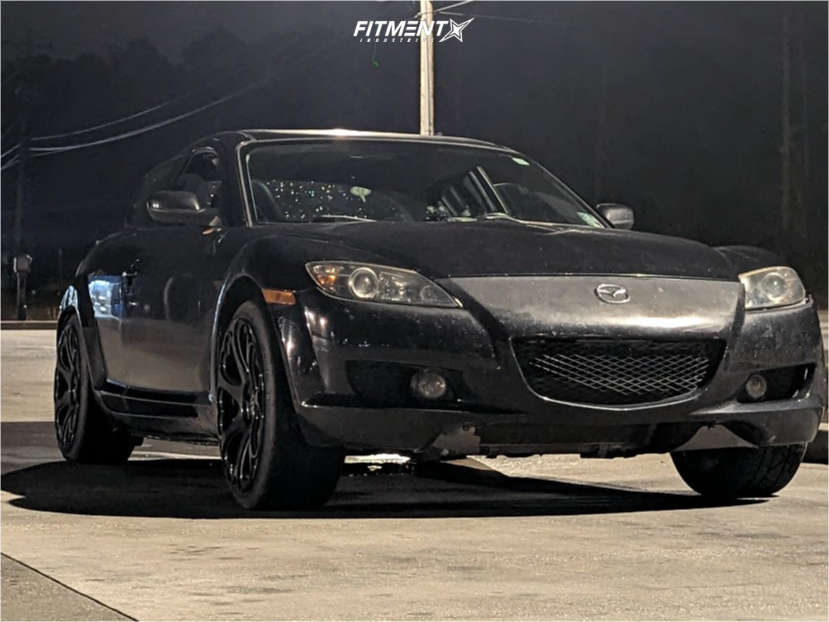 2004 Mazda RX-8 Base with 19x9.5 Heritage Kokoro Monoc and Nitto 235x35 ...