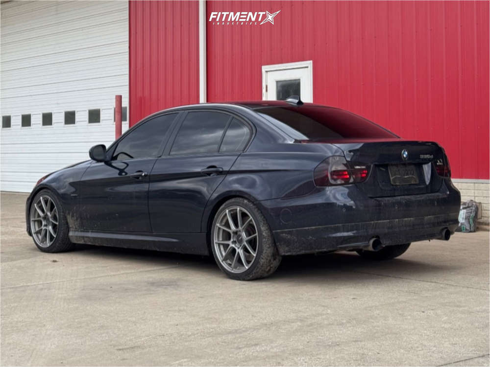 2009 BMW 335d Base with 18x8.5 Enkei Tsv and Continental 225x40 on Coilovers | 3254751 | Fitment ...